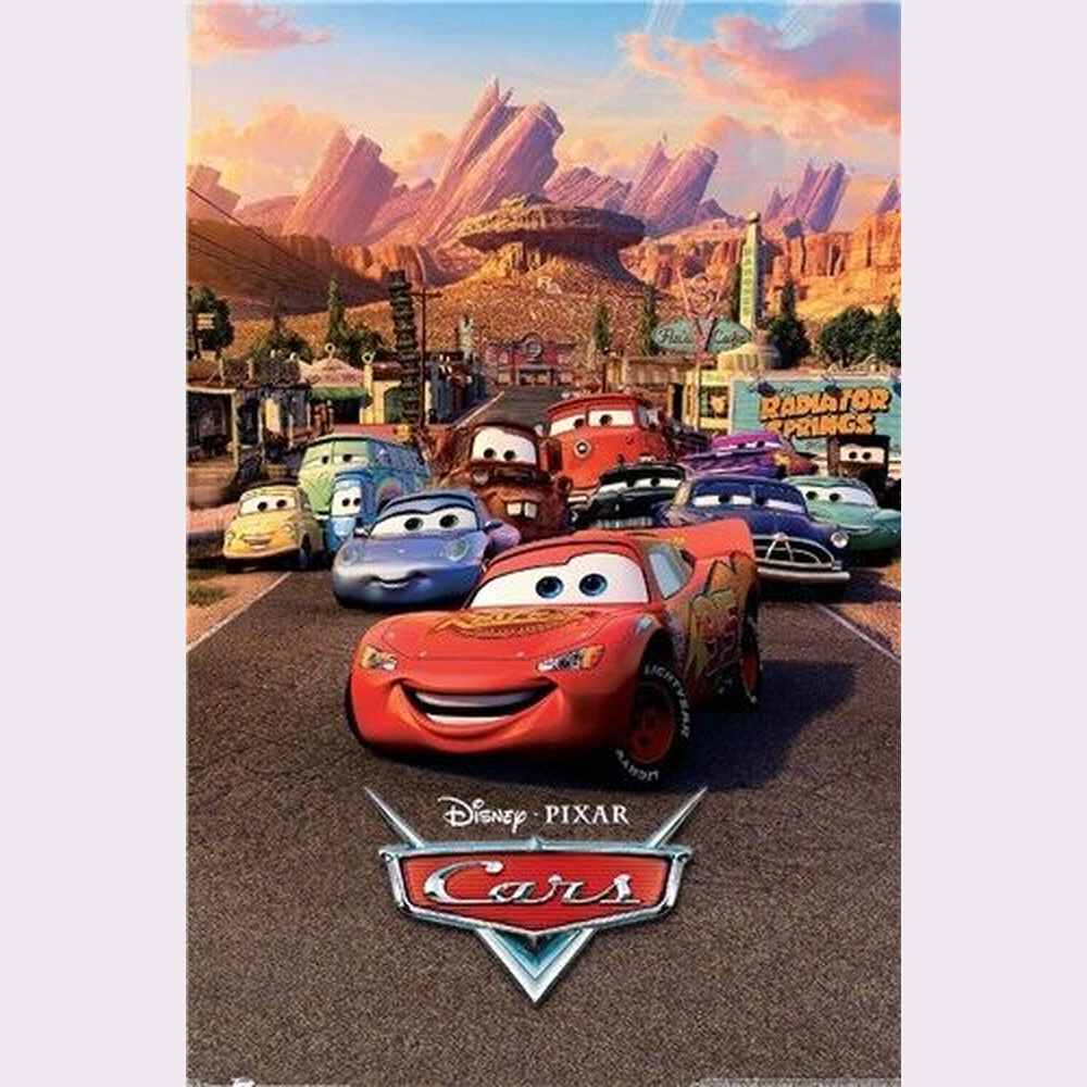 Cars Disney Pixar Licensed Movie Poster 22.375" x 34" NEW! – Novelty ...